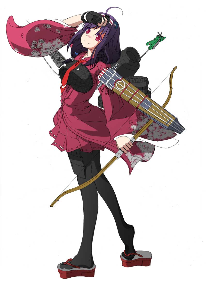 The Big ImageBoard (TBIB) - ahoge arrow bow (weapon) flight deck gloves ...