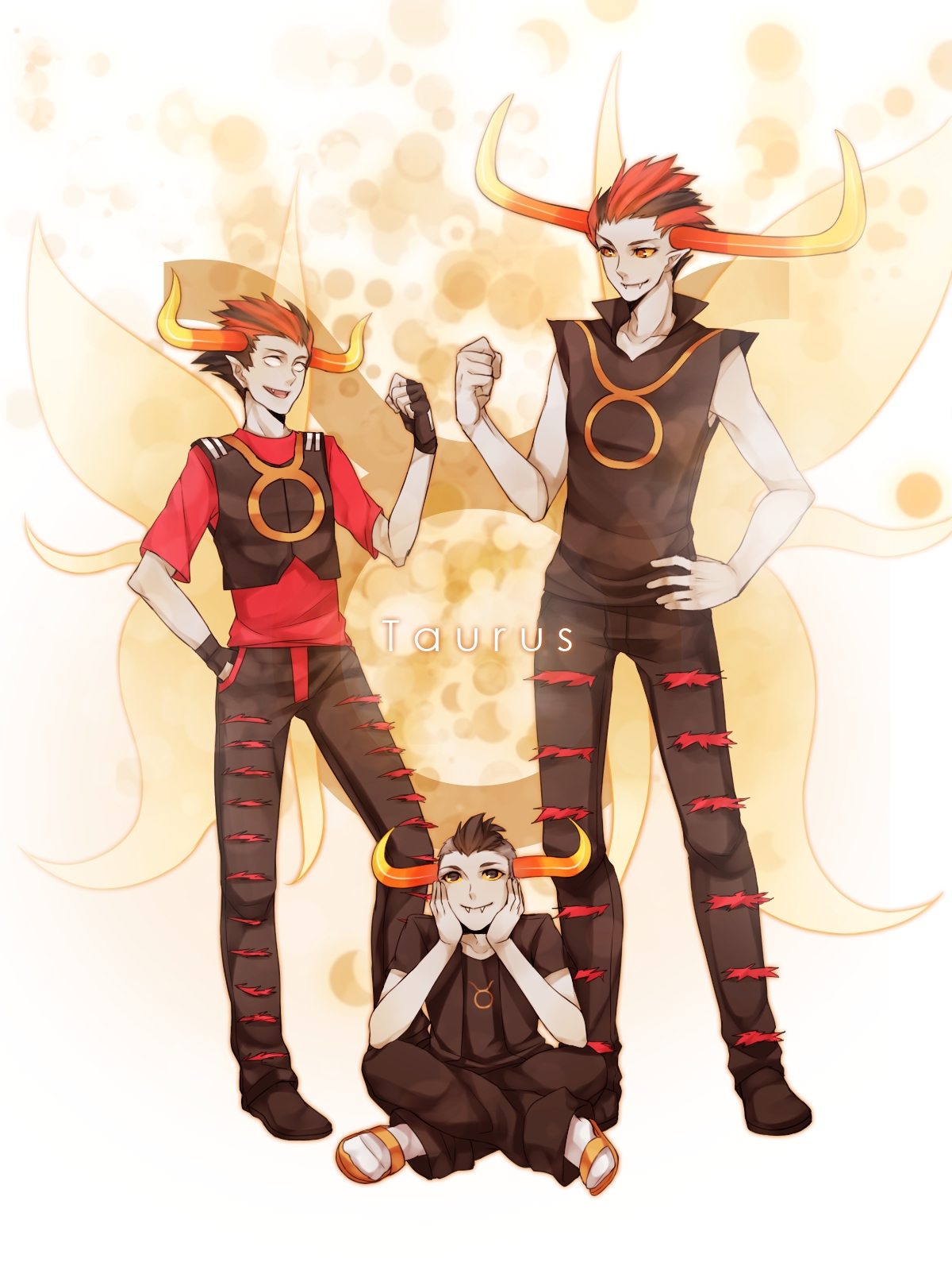 The Big ImageBoard (TBIB) - 3boys black hair brown eyes colored sclera ...