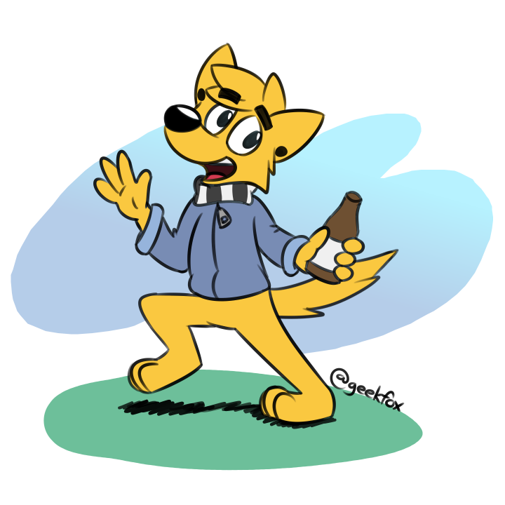 The Big ImageBoard (TBIB) - anthro beverage blue clothing blue sweater blue topwear bottle ...