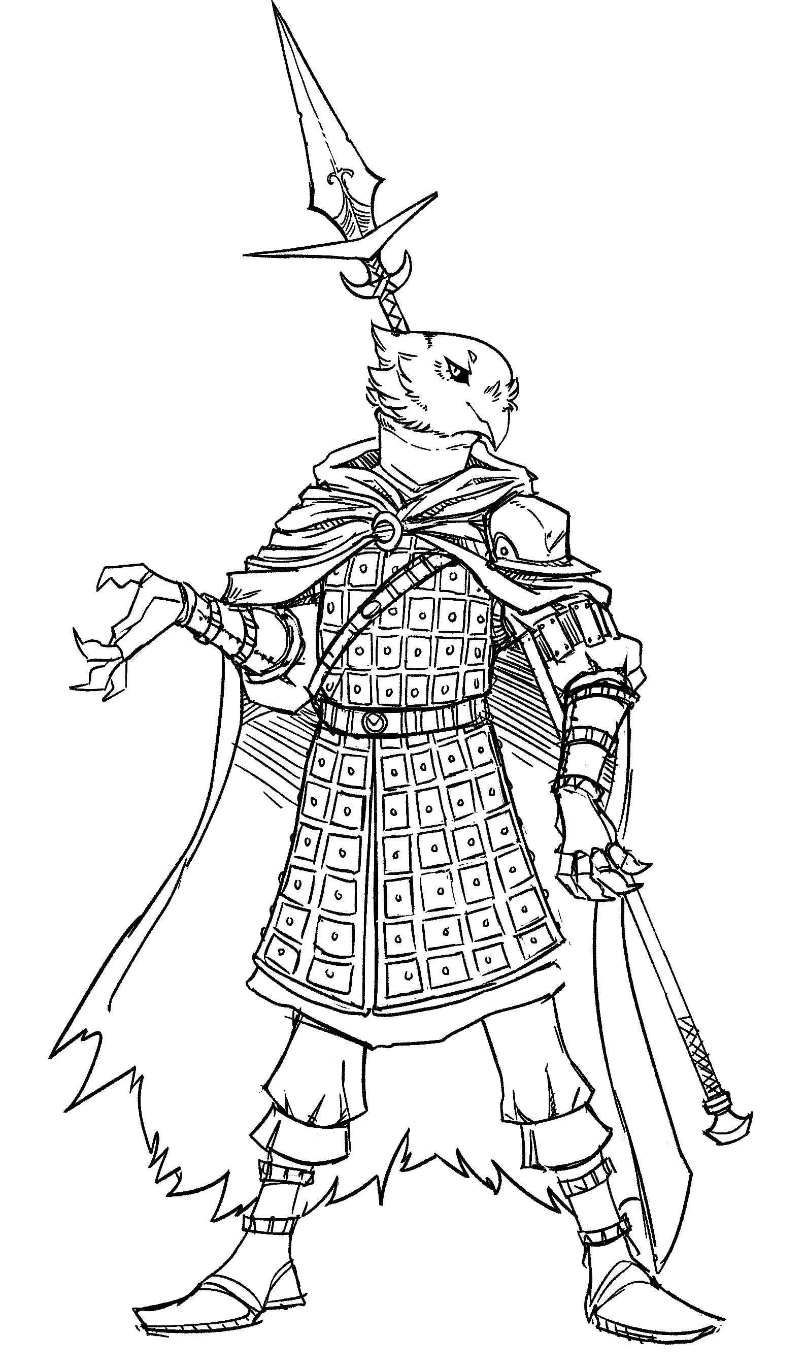 The Big Imageboard Tbib Absurd Res Anthro Armor Avian Beak Biped 9177