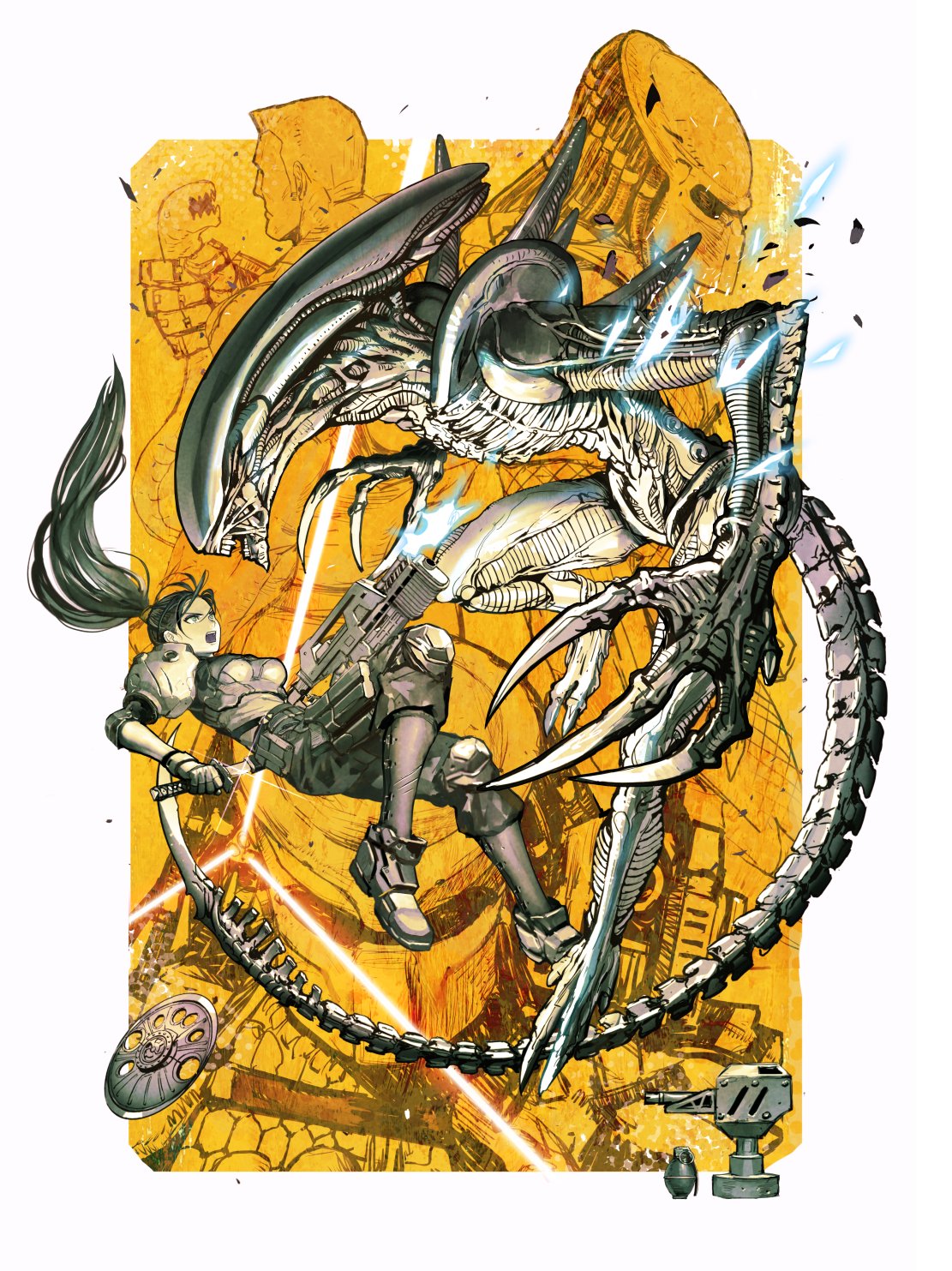 The Big ImageBoard (TBIB) - 1girl alien alien (series) alien vs ...