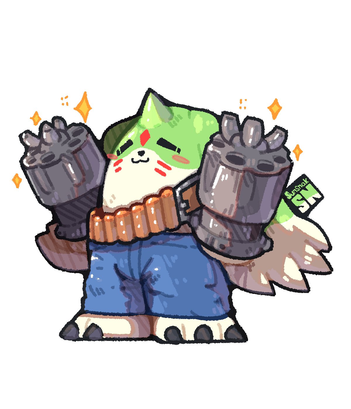 The Big ImageBoard (TBIB) - :3 ammo belt anthro bandai namco blush ...