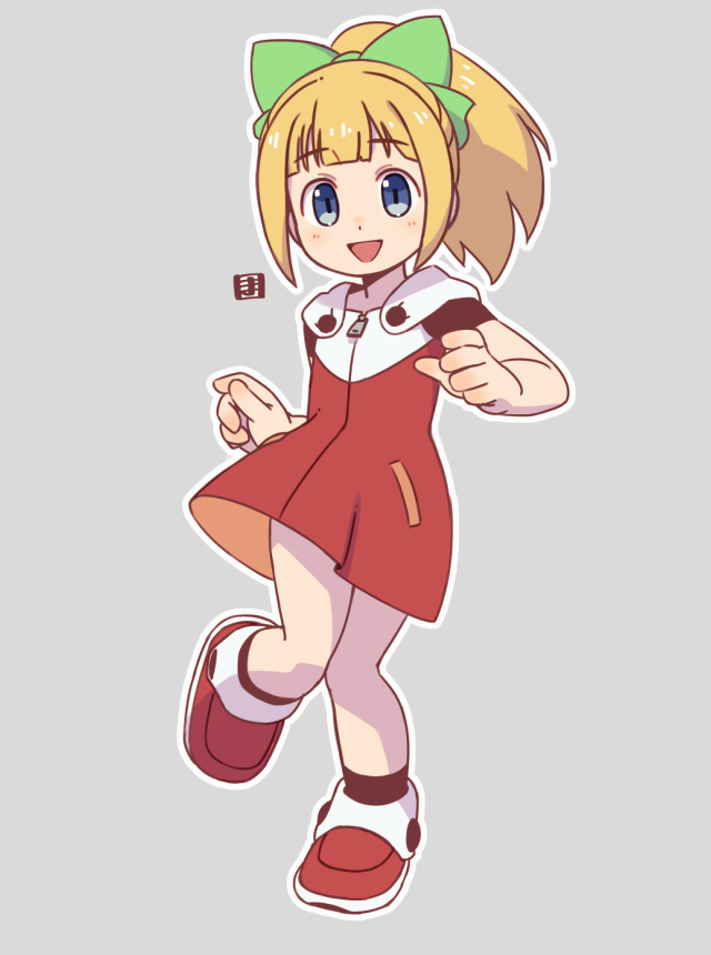 The Big ImageBoard (TBIB) - 1girl :d black socks blonde hair blue eyes ...