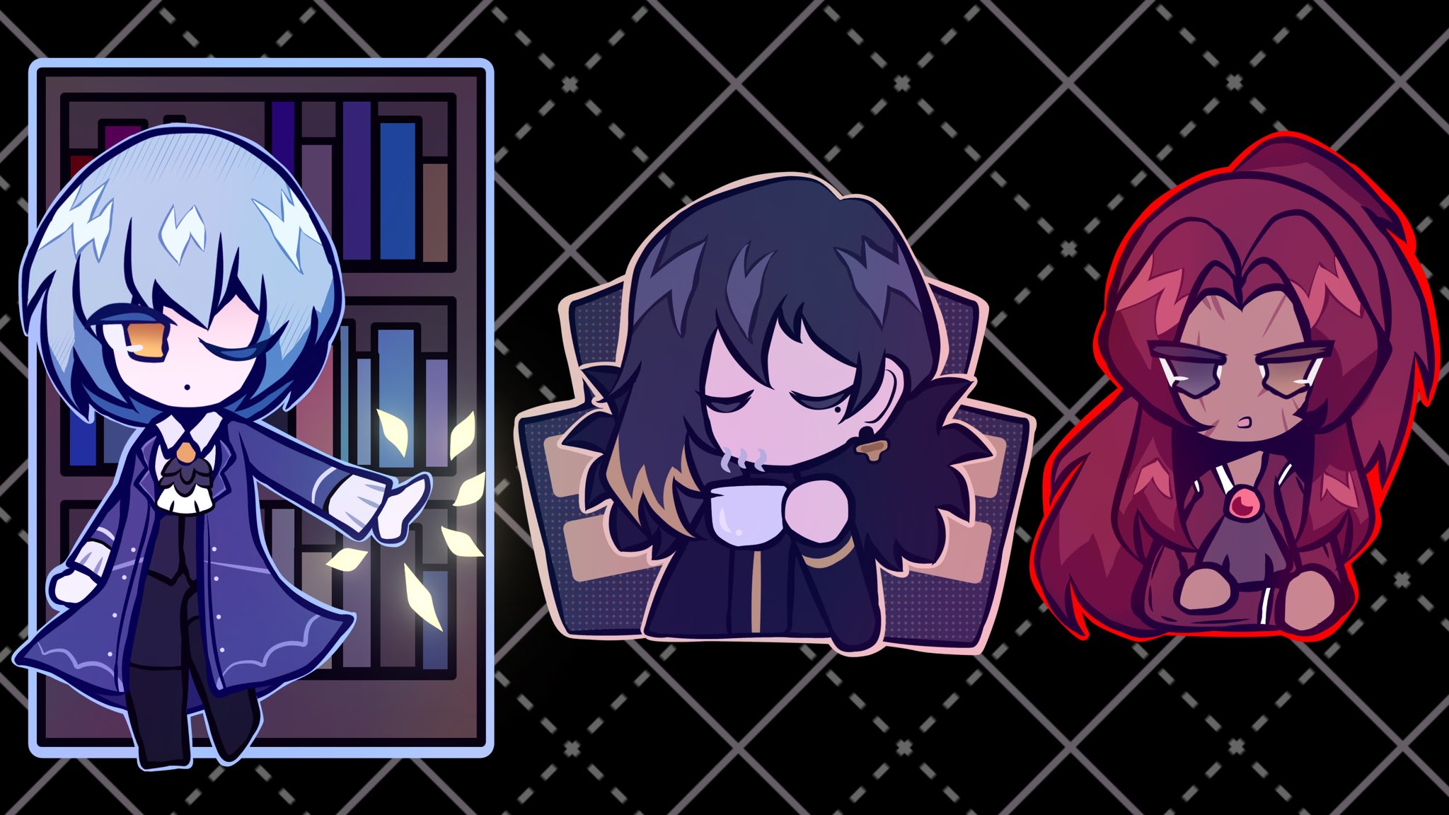 The Big ImageBoard (TBIB) - 3girls angela (project moon) ascot binah ...