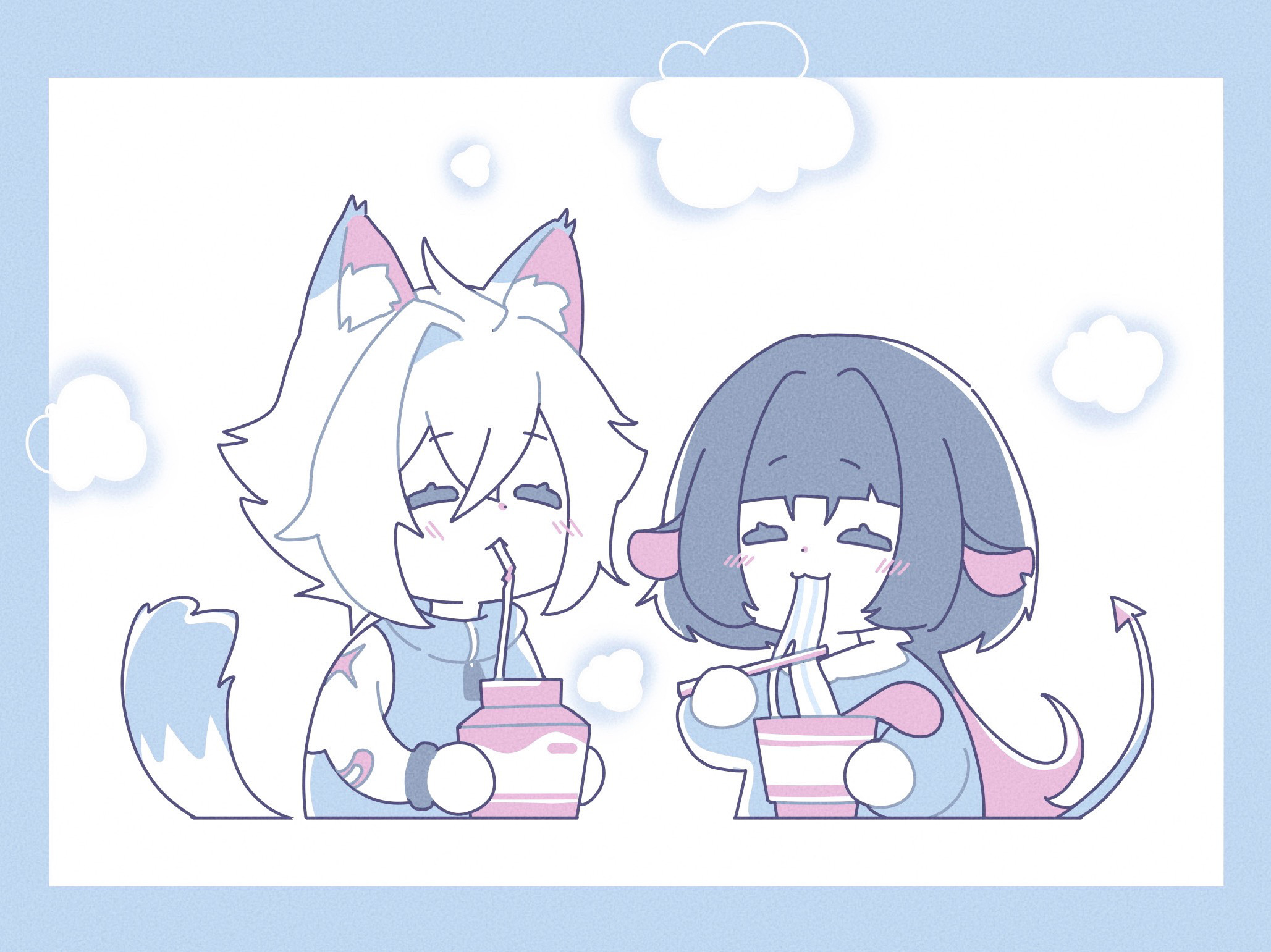 The Big ImageBoard (TBIB) - 1boy 1girl animal ear fluff animal ears ...