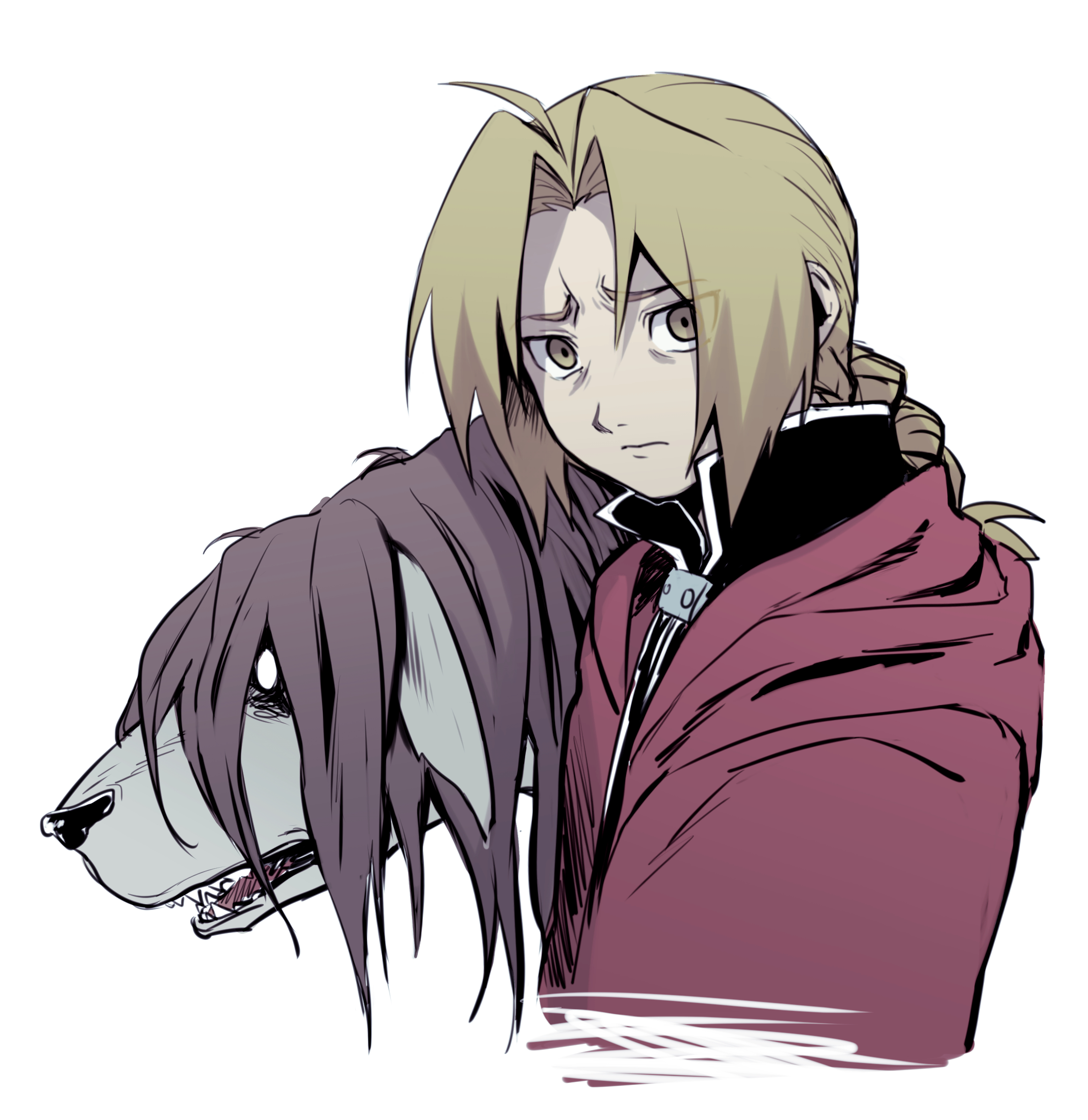 The Big ImageBoard (TBIB) - 1boy animal blonde hair braid brown eyes ...