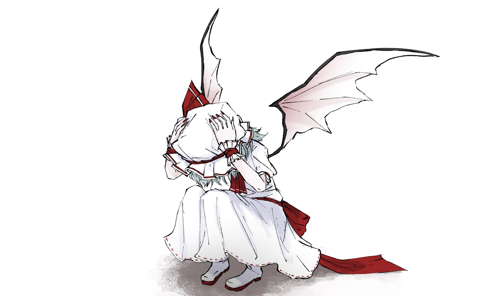 The Big ImageBoard (TBIB) - 1girl aizettonagi ascot bat wings charisma ...