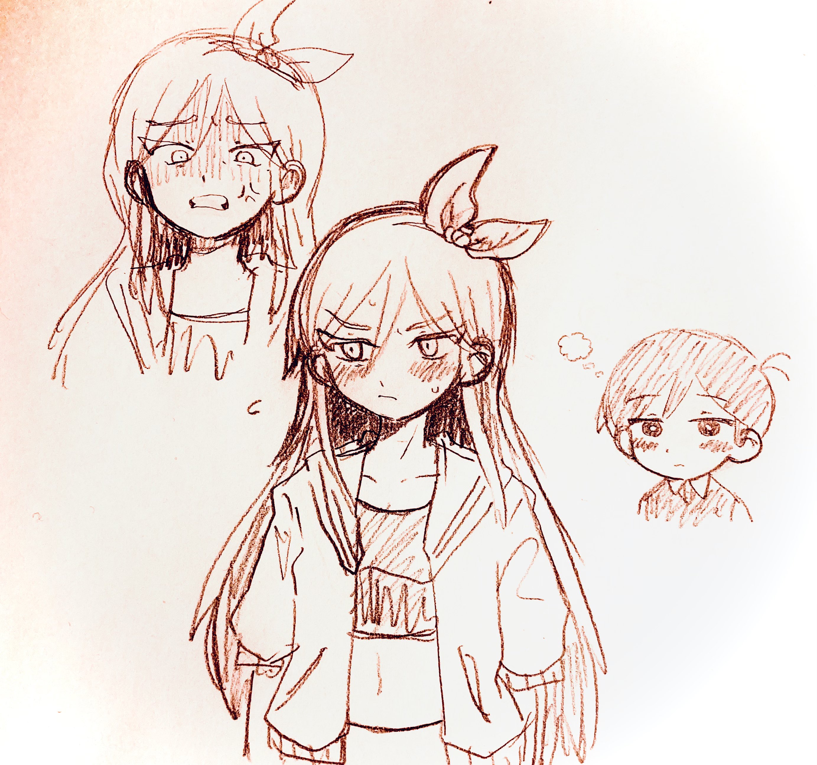 The Big ImageBoard (TBIB) - 1boy 1girl absurdres anger vein aubrey (faraway) (omori) aubrey ...