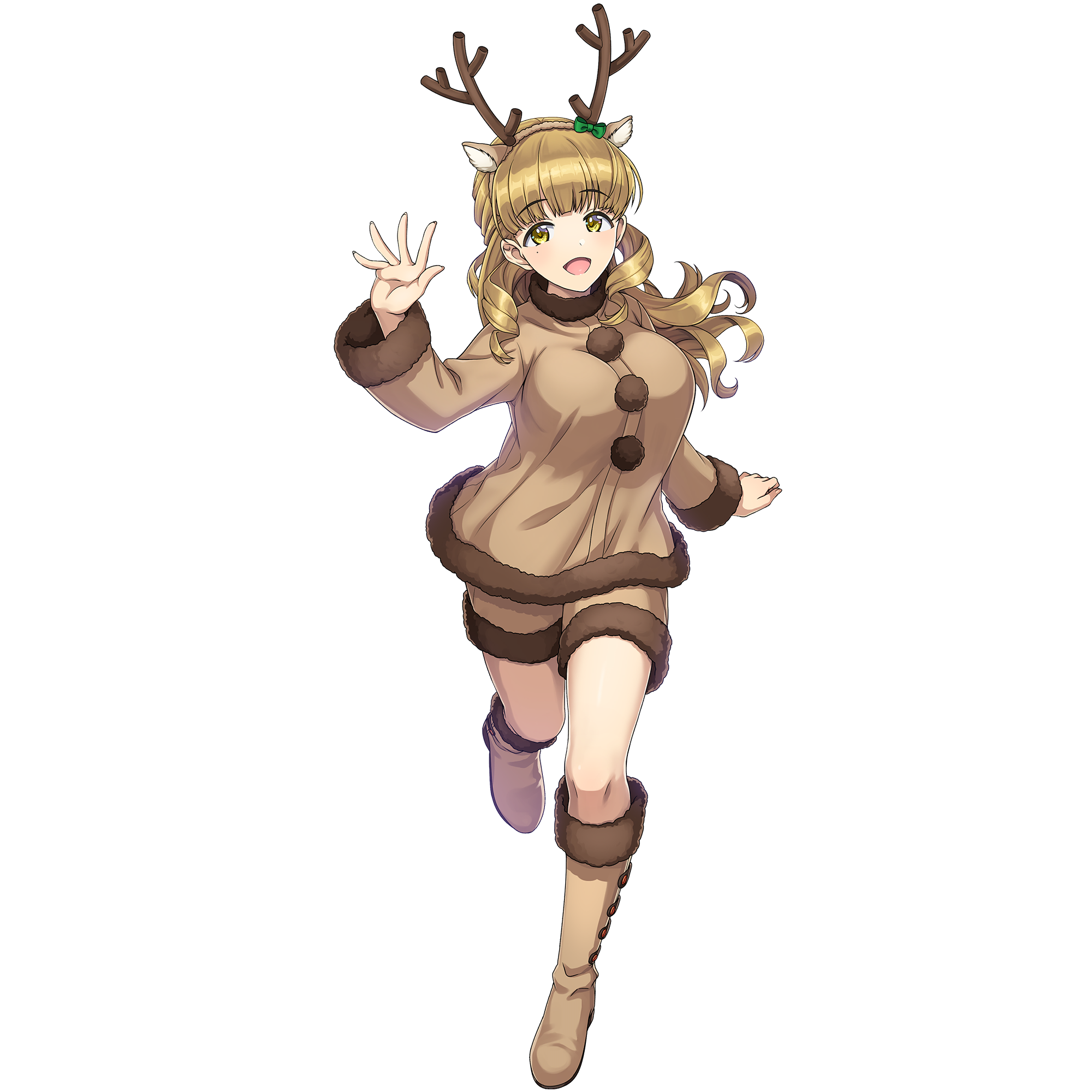 The Big ImageBoard (TBIB) - 1girl animal costume animal ears ankle boots antlers ayato utae ...