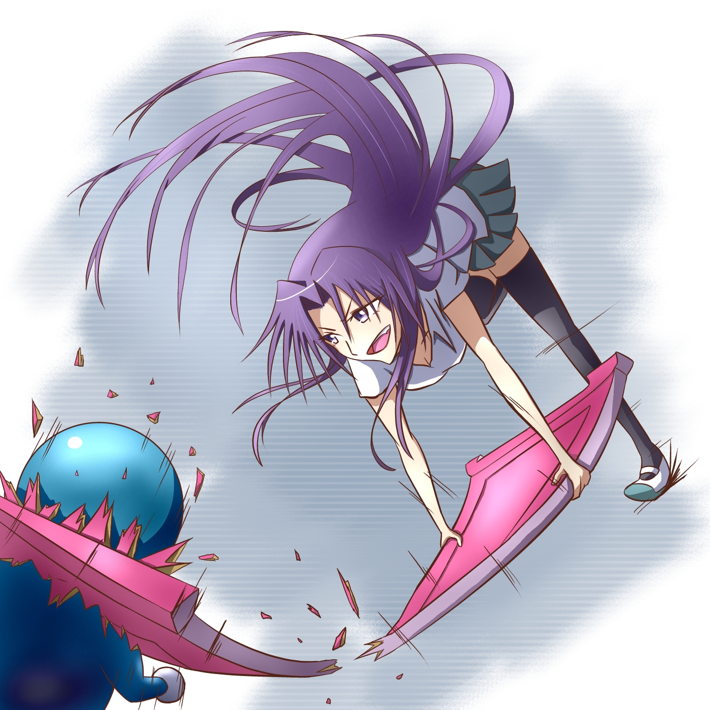 The Big Imageboard Tbib 1girl Battle Breasts Cleavage D Frag