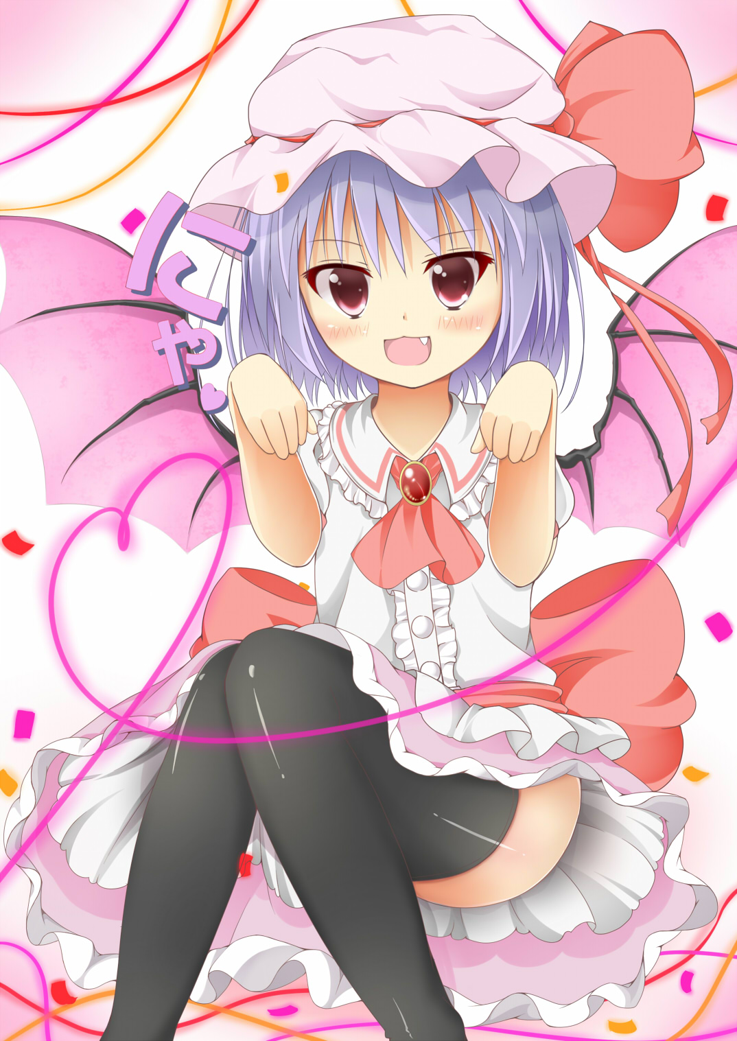 The Big Imageboard Tbib Ascot Bad Id Bad Pixiv Id Bat Wings Black