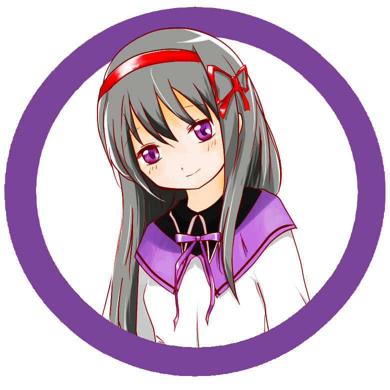 The Big Imageboard Tbib Akemi Homura Black Hair Circle Hair Ribbon