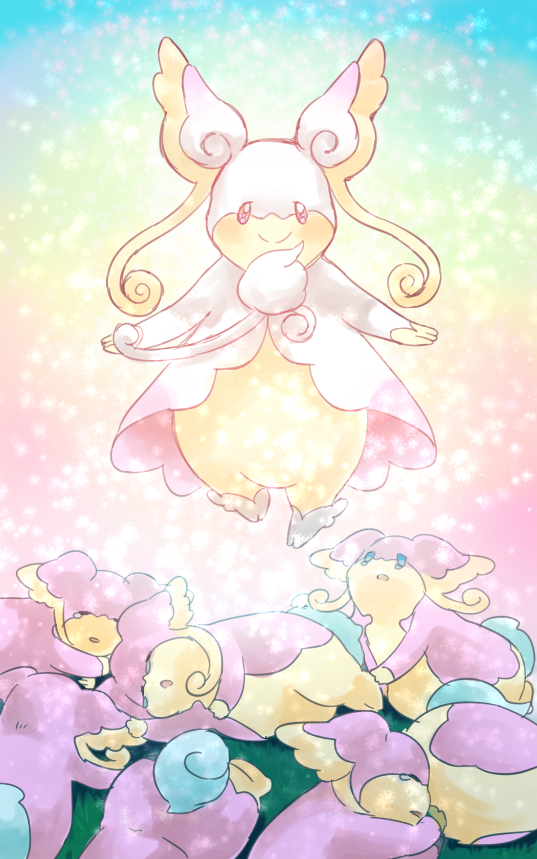 The Big ImageBoard (TBIB) - audino commentary request floating highres ...