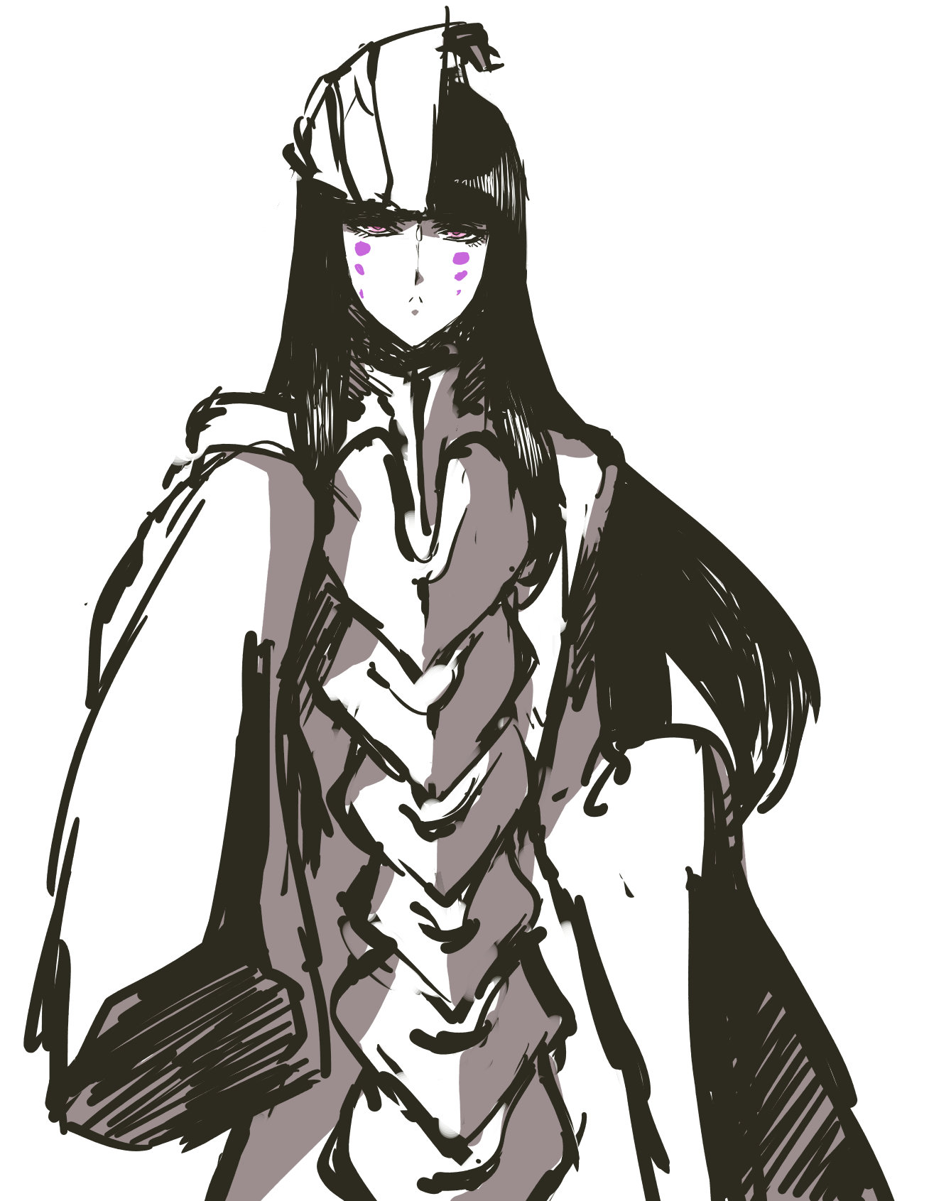 The Big Imageboard Tbib 1girl Arrancar Bangs Bleach Blunt Bangs