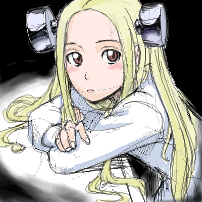 The Big ImageBoard (TBIB) - 1girl bad id bad pixiv id blonde hair blush bolt (hardware) brown ...