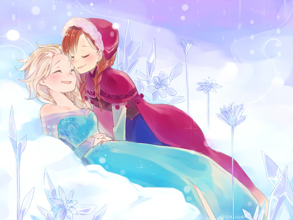 The Big Imageboard Tbib 2girls Anna Frozen Elsa Frozen Frozen