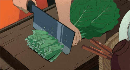 The Big ImageBoard (TBIB) - 1girl animated animated gif chopping ...