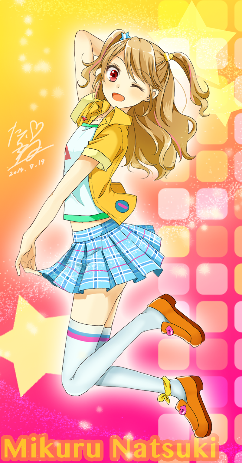 The Big ImageBoard (TBIB) - ;d aikatsu! aikatsu! (series) blonde hair blush character name dated ...