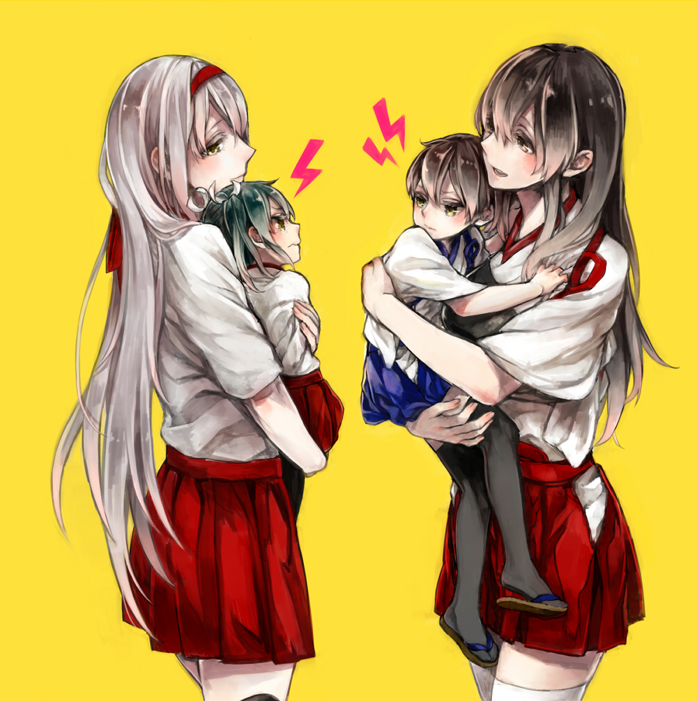 The Big ImageBoard (TBIB) - akagi (kantai collection) armor black hair ...