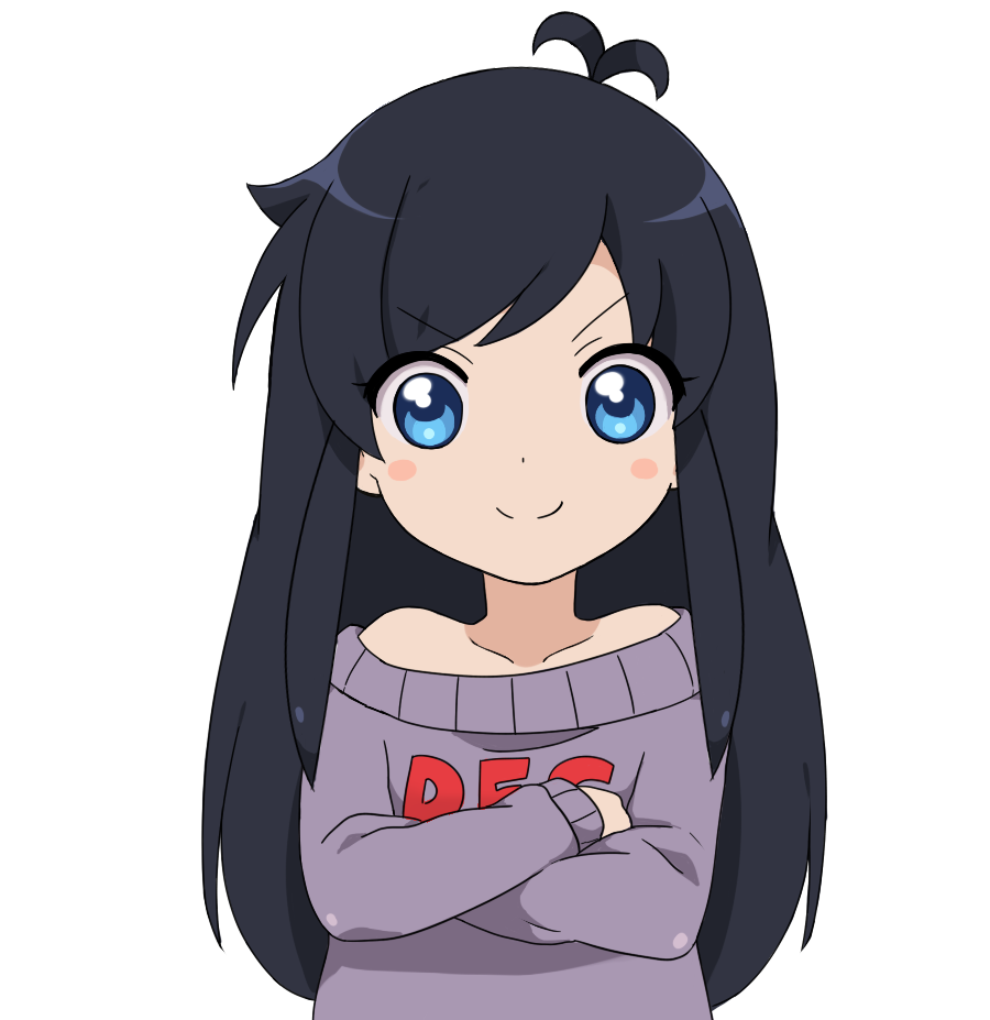 The Big Imageboard Tbib Ahoge Black Hair Blue Eyes Blush Dfc Tan