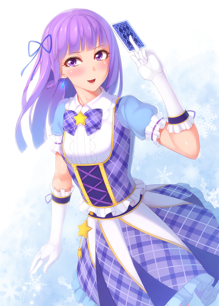 The Big ImageBoard (TBIB) - 1girl aikatsu! aikatsu! (series) blush card commentary request dress ...