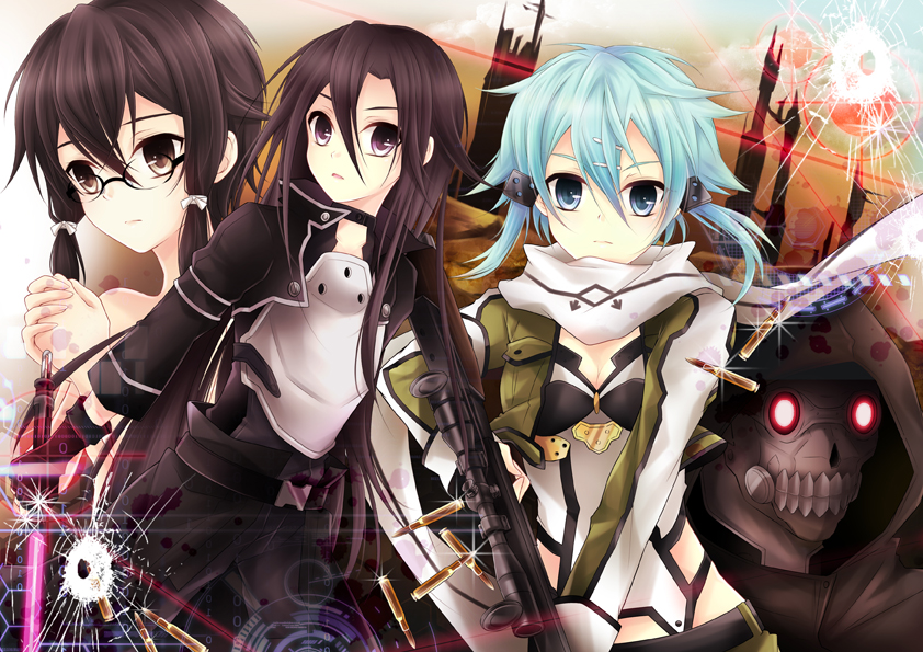 The Big Imageboard Tbib 2girls Anti Materiel Rifle Asada Shino
