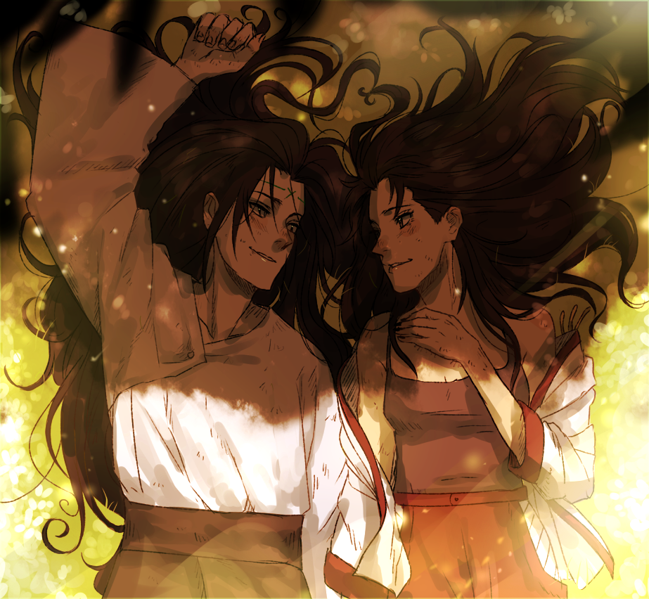 The Big ImageBoard (TBIB) - 1girl alternate hairstyle couple facial ...