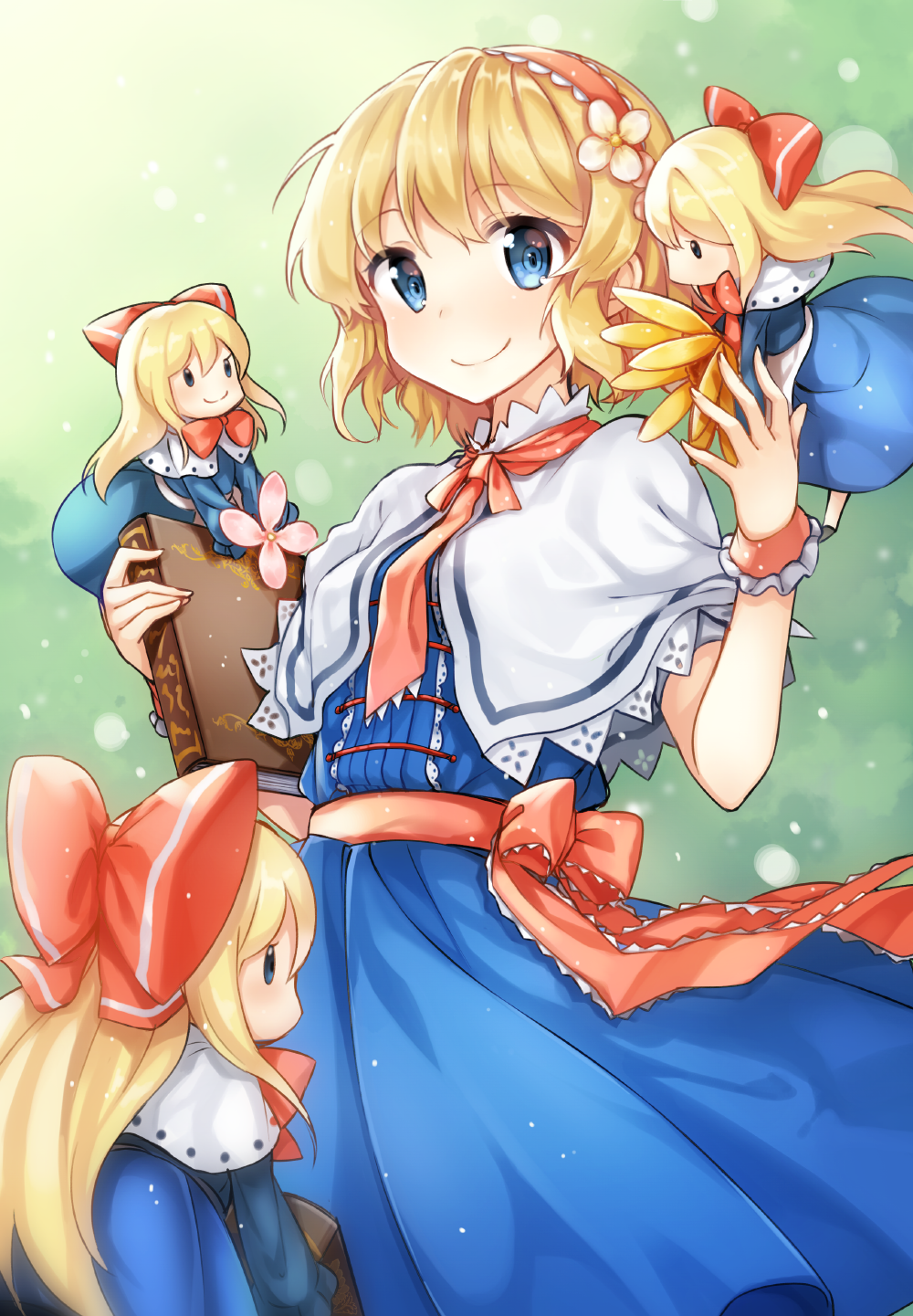 The Big ImageBoard (TBIB) - alice margatroid bad id bad pixiv id blonde hair blue dress blue ...