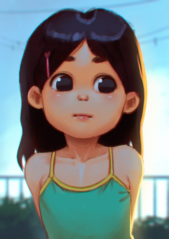 The Big Imageboard Tbib 1 Girl 1girl Alkemanubis Close Up Long Hair