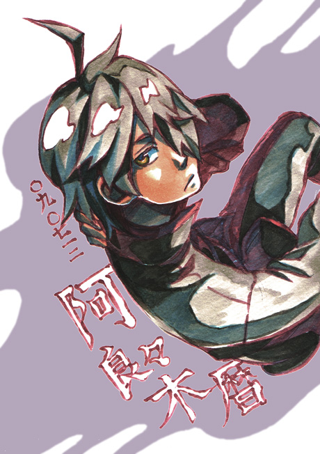 The Big Imageboard Tbib Ahoge Araragi Koyomi Bakemonogatari Black