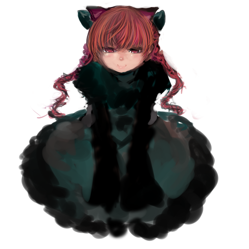The Big Imageboard Tbib 1girl Bad Id Bad Pixiv Id Braid Kaenbyou