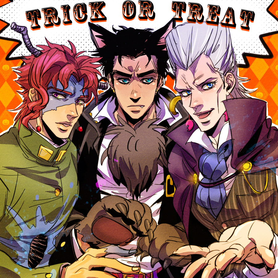 The Big ImageBoard (TBIB) - 3boys animal ears animal hands anzumame ...