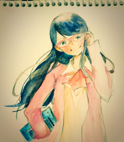 The Big Imageboard Tbib 1girl Alternate Hairstyle Glasses Long Hair
