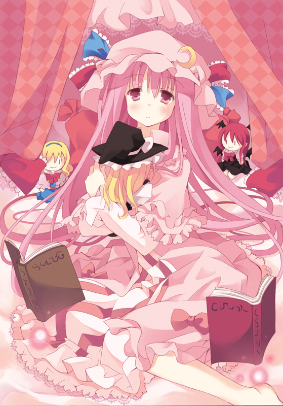 The Big ImageBoard (TBIB) - alice margatroid bad id bad pixiv id blonde hair book chibi hat ...