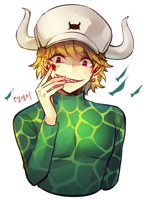 The Big ImageBoard (TBIB) - 1boy blonde hair blood dellinger donquixote ...