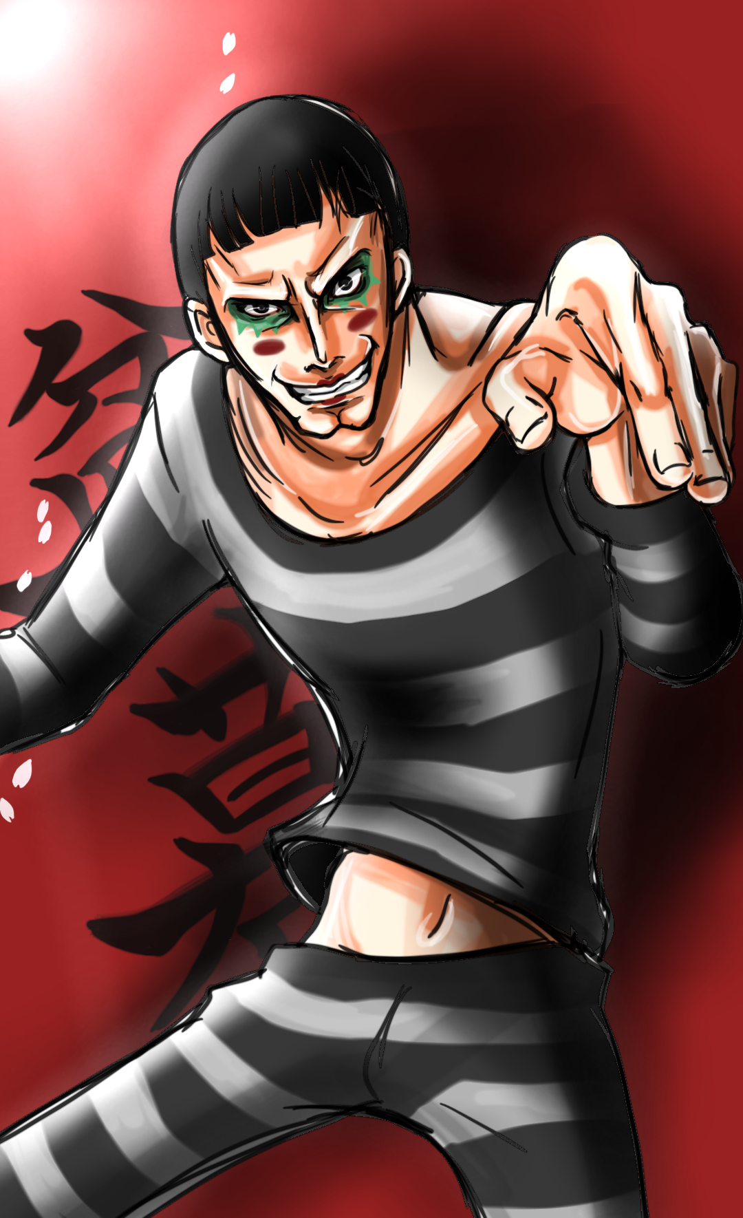 The Big ImageBoard (TBIB) - 1boy bangs bon clay fighting stance impel ...