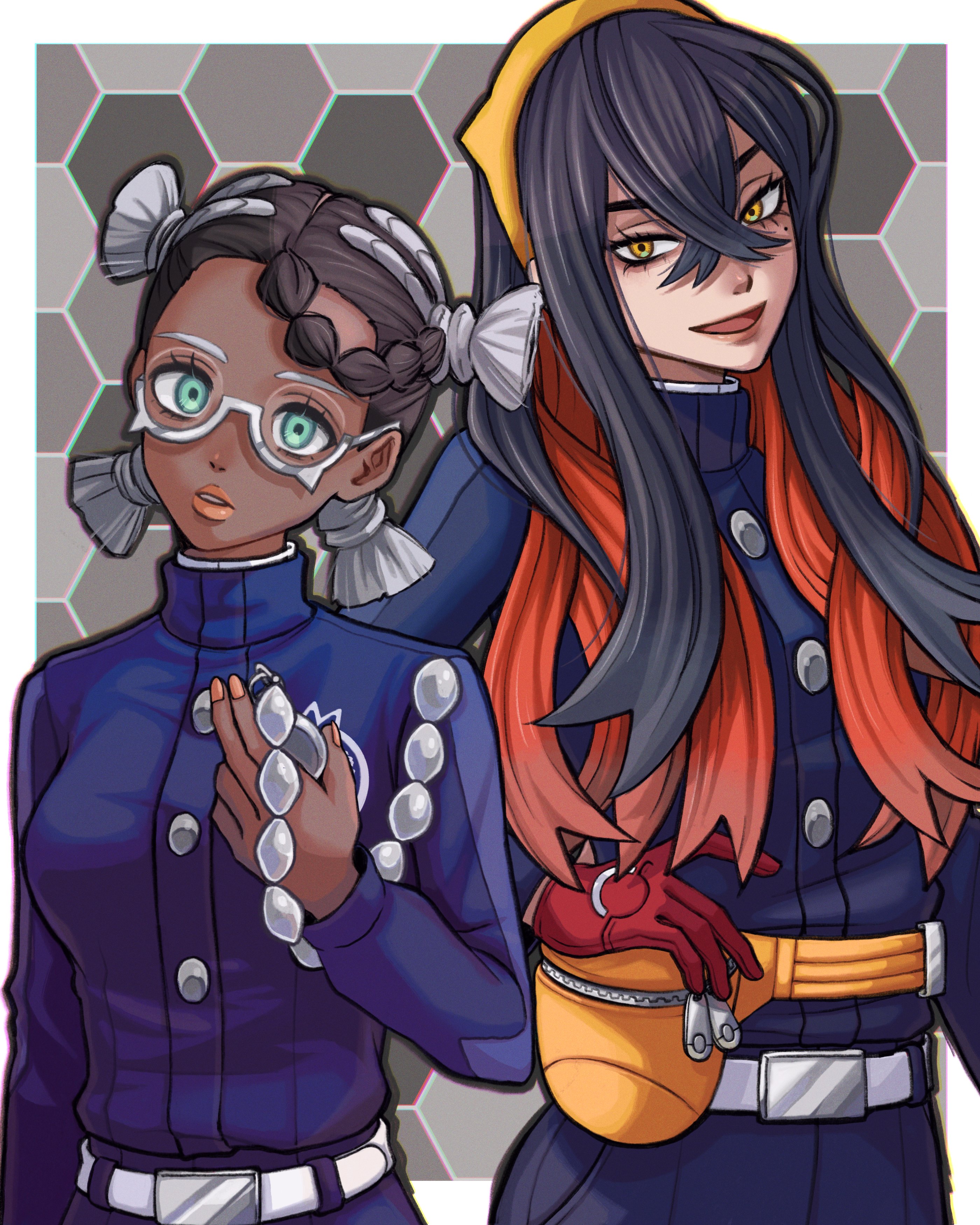 The Big ImageBoard (TBIB) - 2girls absurdres amarys (pokemon) black ...