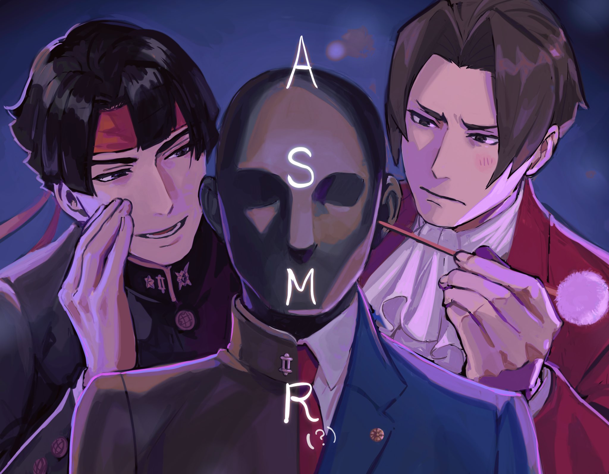 The Big ImageBoard (TBIB) - 0shlkatsu 2boys ace attorney ascot asmr ...