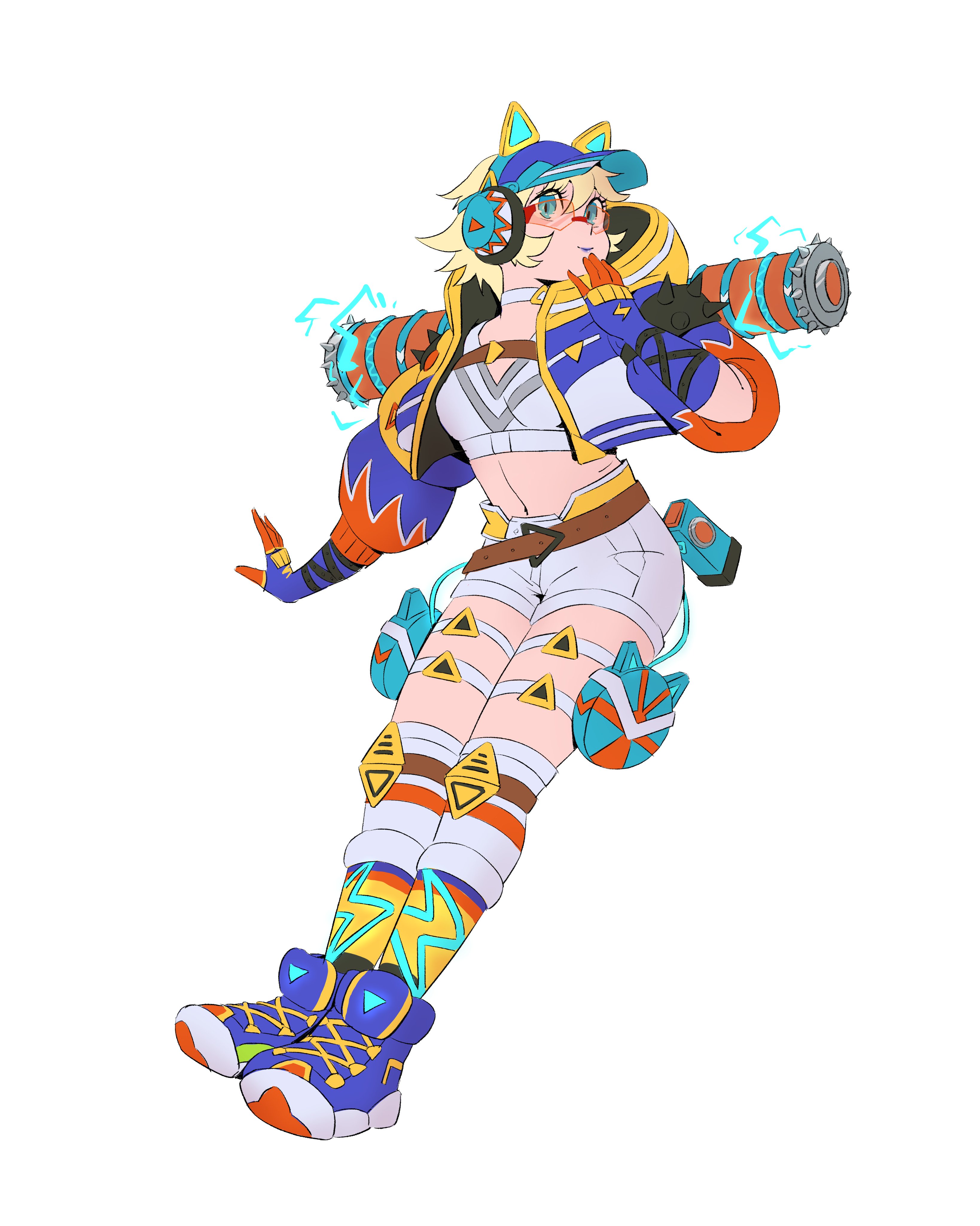 The Big ImageBoard (TBIB) - 1girl absurdres animal ear headphones animal ears animification apex ...