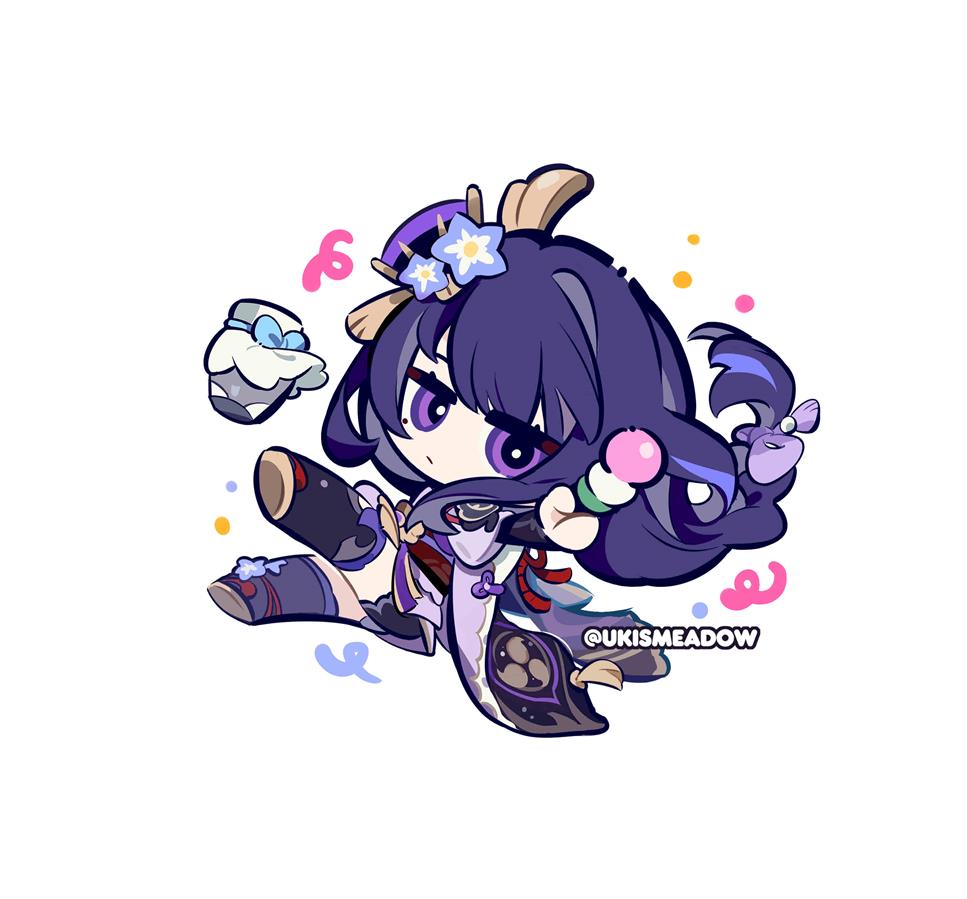 The Big ImageBoard (TBIB) - 1girl arm up black thighhighs blunt bangs ...