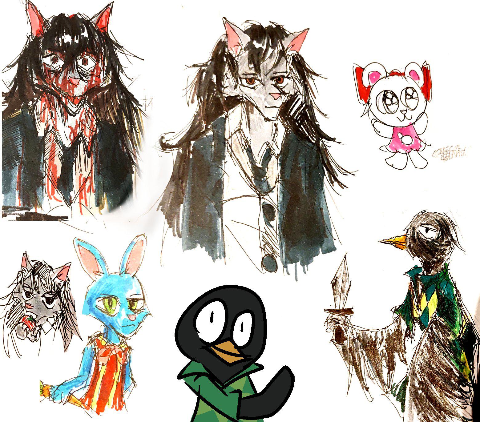 The Big ImageBoard (TBIB) - avian bird blood blood on face bloon (pretty blood) bodily fluids ...