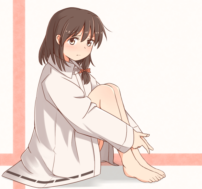 The Big Imageboard Tbib Bottomless Bow Brown Eyes Brown Hair Hair