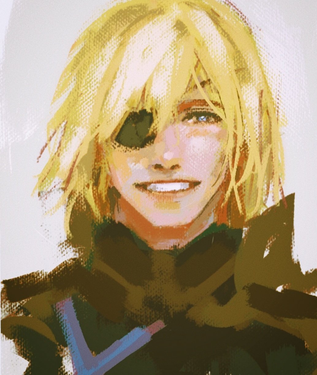The Big ImageBoard (TBIB) - 1boy armor black armor blonde hair blue ...