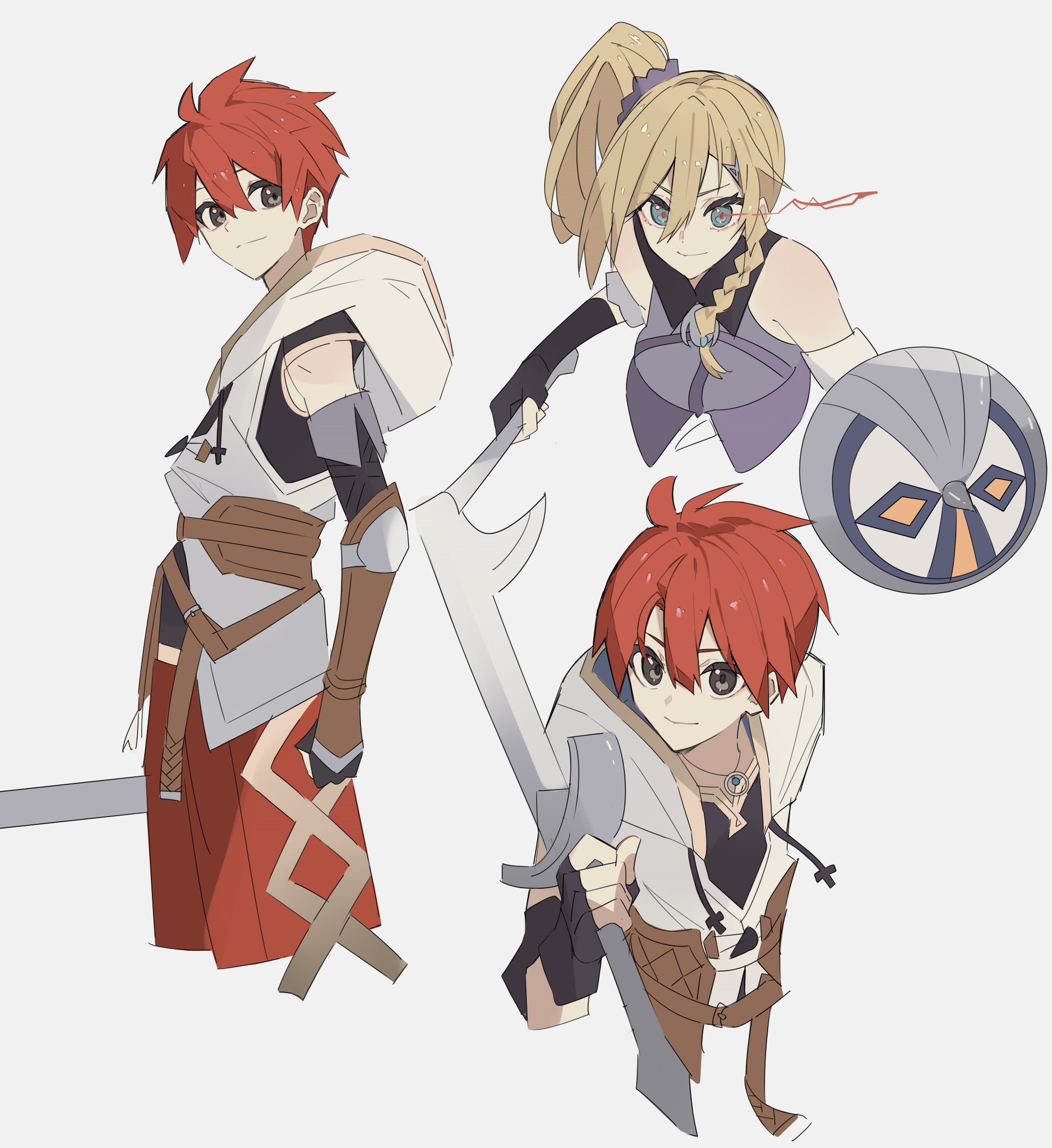 The Big ImageBoard (TBIB) - 1boy 1girl adol christin blue eyes braid ...