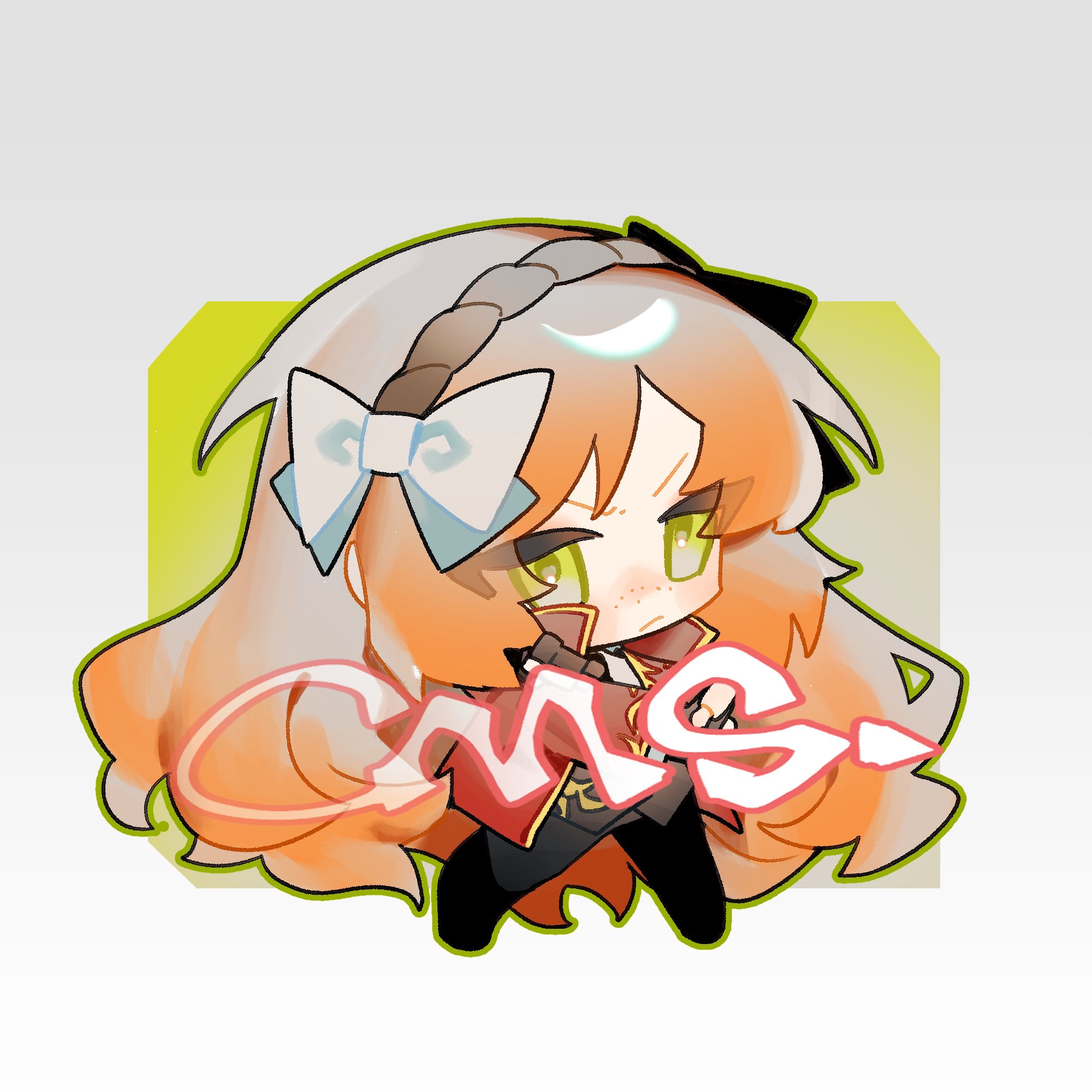 The Big ImageBoard (TBIB) - >:( 1girl black pants bow chibi chibi only ...