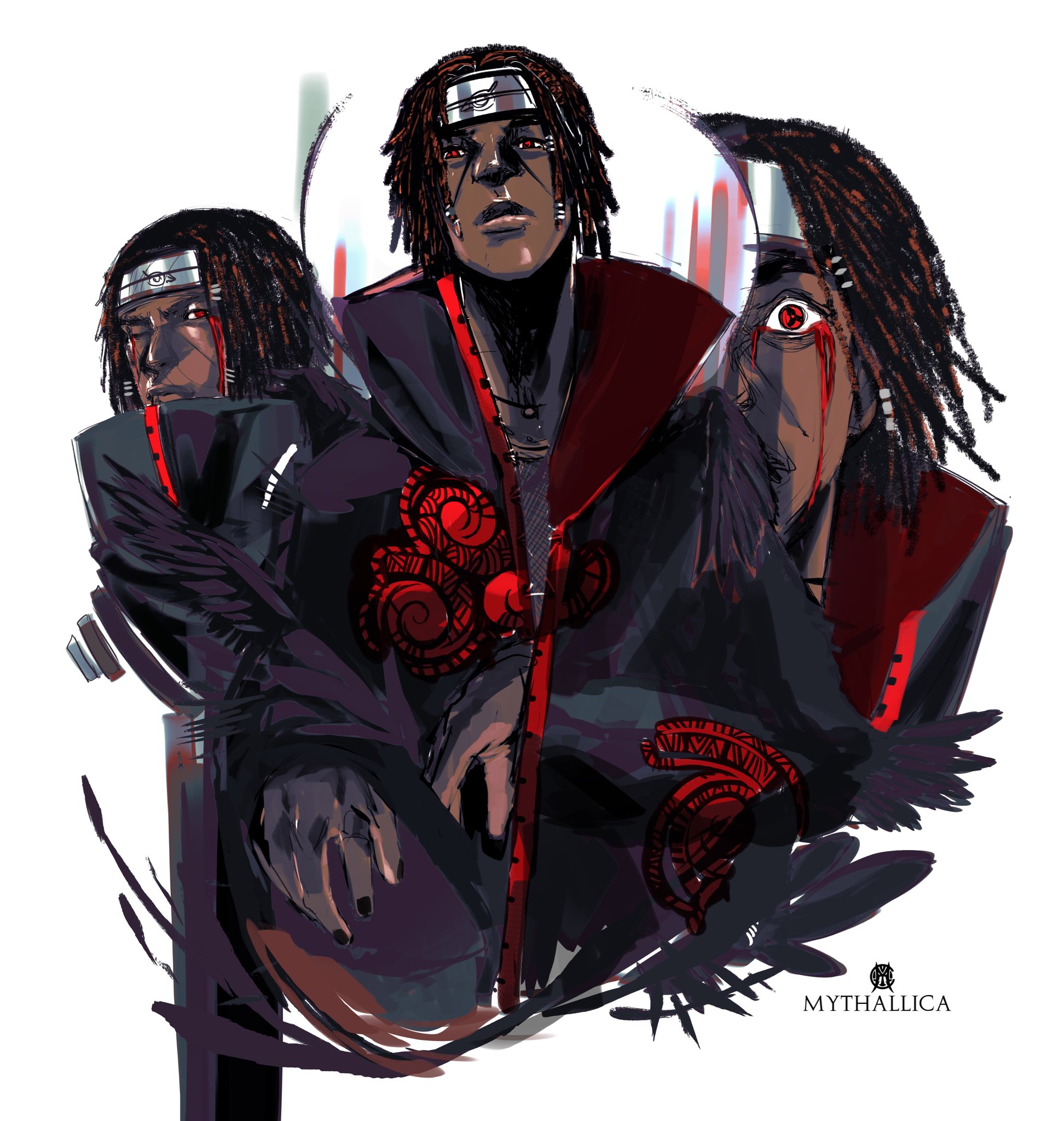 The Big ImageBoard (TBIB) - 1boy akatsuki uniform alternate skin color ...