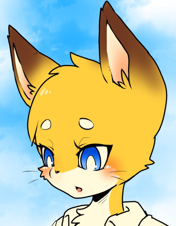 The Big ImageBoard (TBIB) - anthro blue eyes canid canine catin-milk female fox fur kemono ...