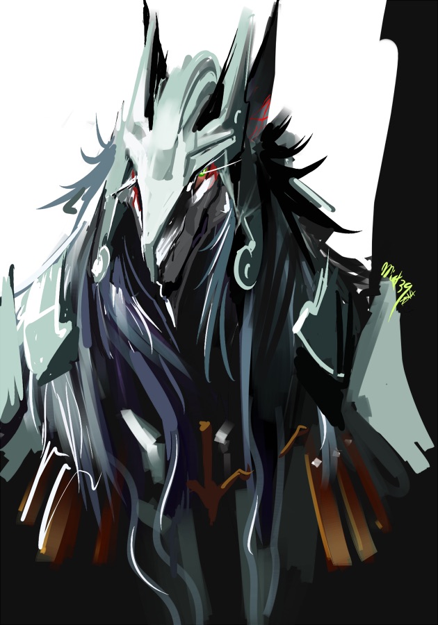 The Big ImageBoard (TBIB) - 2014 abstract art ambiguous gender anthro armor breastplate green ...