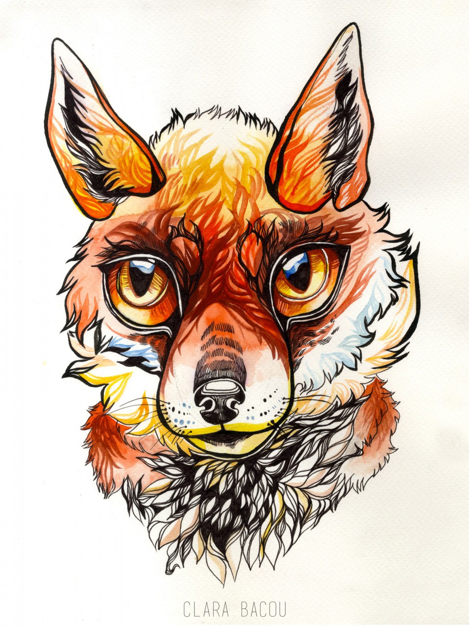 The Big ImageBoard (TBIB) - ambiguous gender canid canine clara bacou fox fur hi res mammal ...