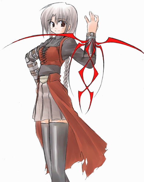 The Big ImageBoard (TBIB) - 1girl archerko (himura kiseki) braid fate ...